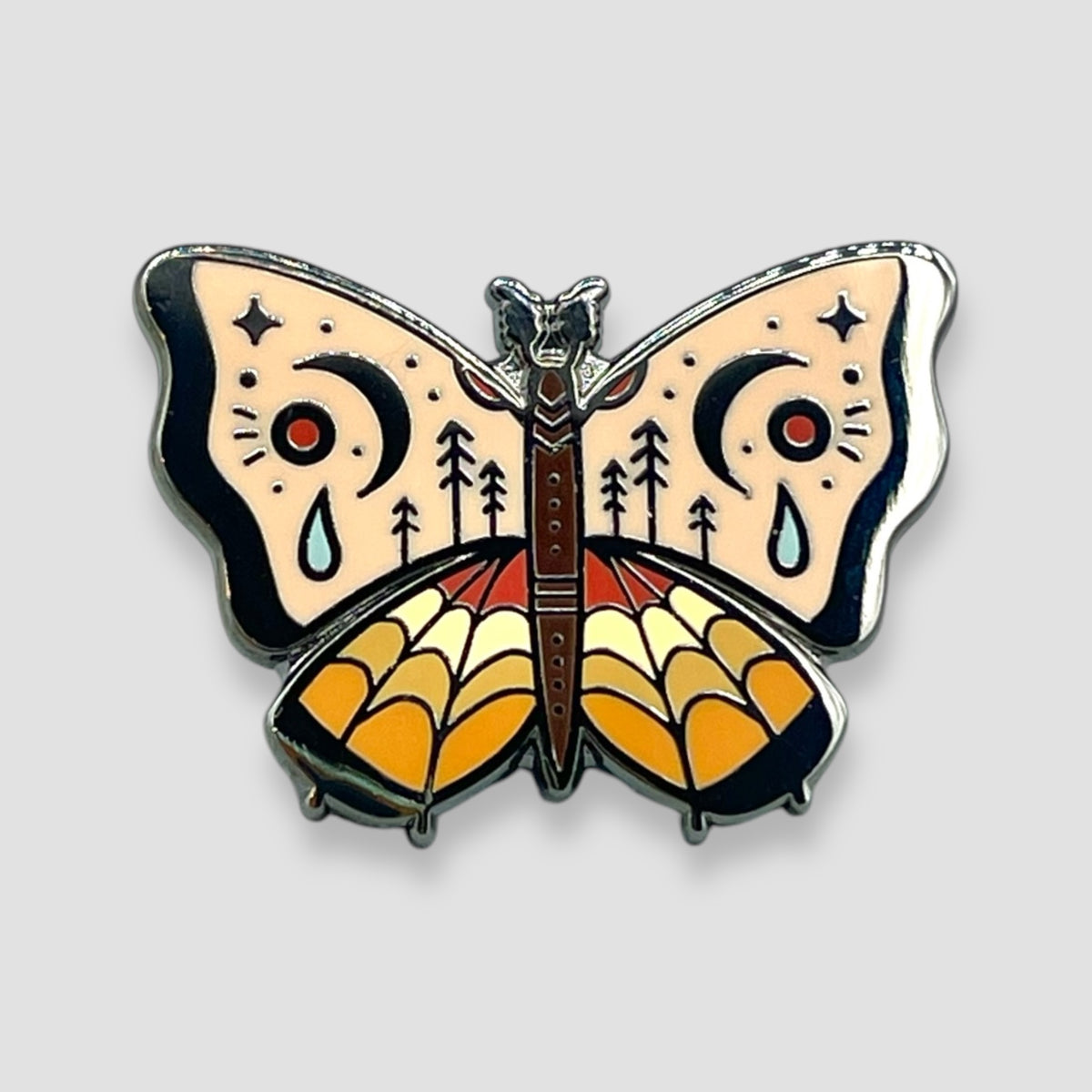 Butterfly Enamel Pin | fun, affordable, cute | Crywolf