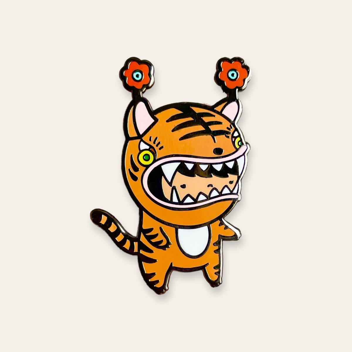 Year of the Tiger Enamel Pin | fun, affordable, cute | Crywolf