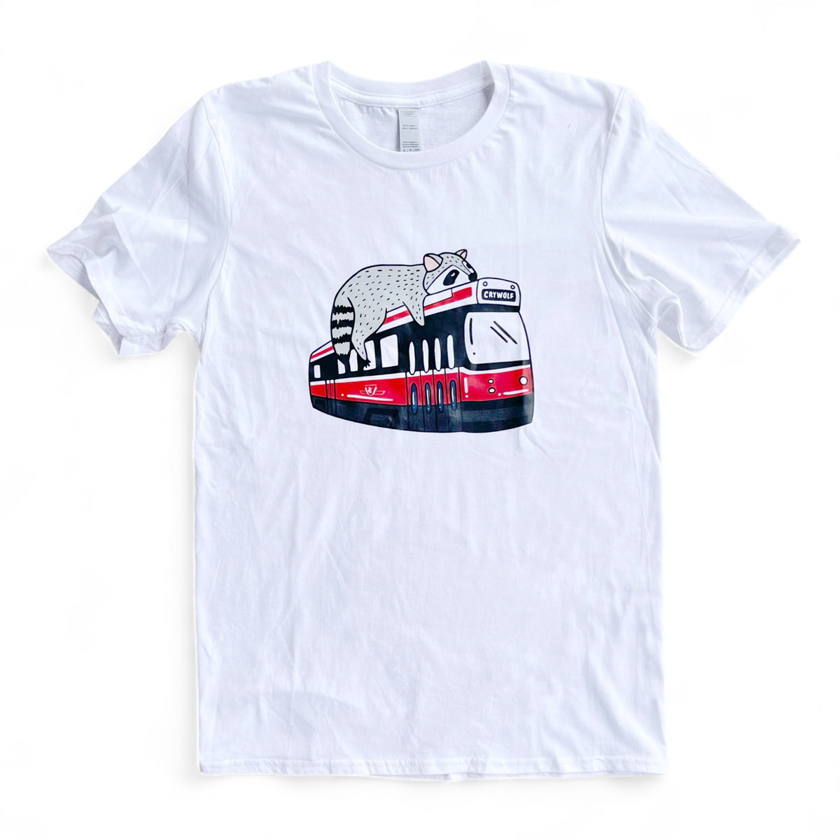 Toronto Streetcar Raccoon Tshirt | fun, affordable, cute