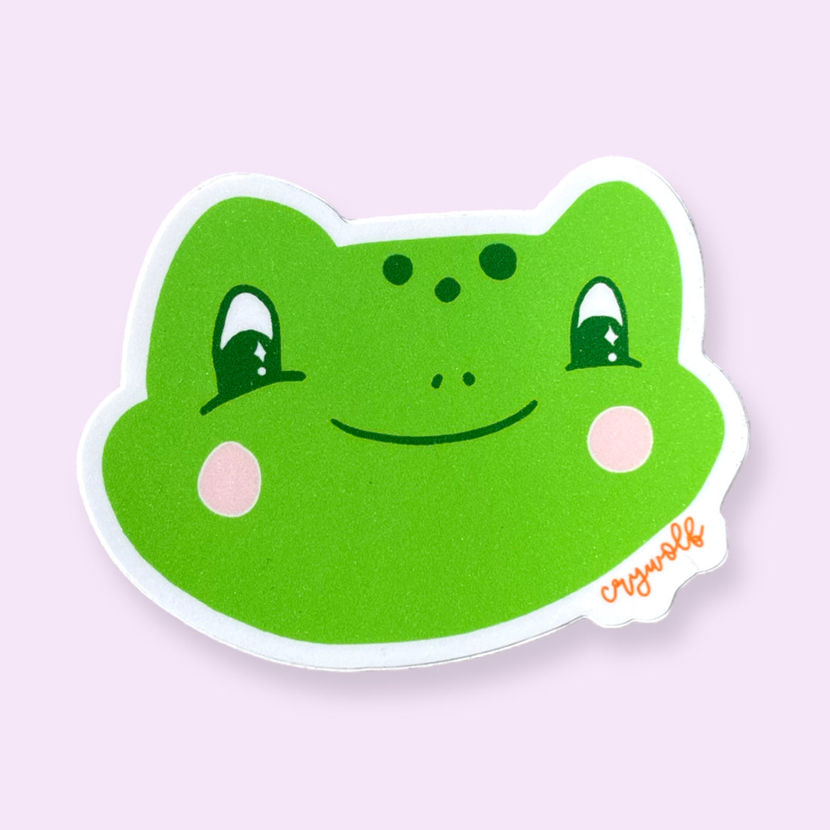 Frogger Sticker | fun, affordable, cute | Crywolf