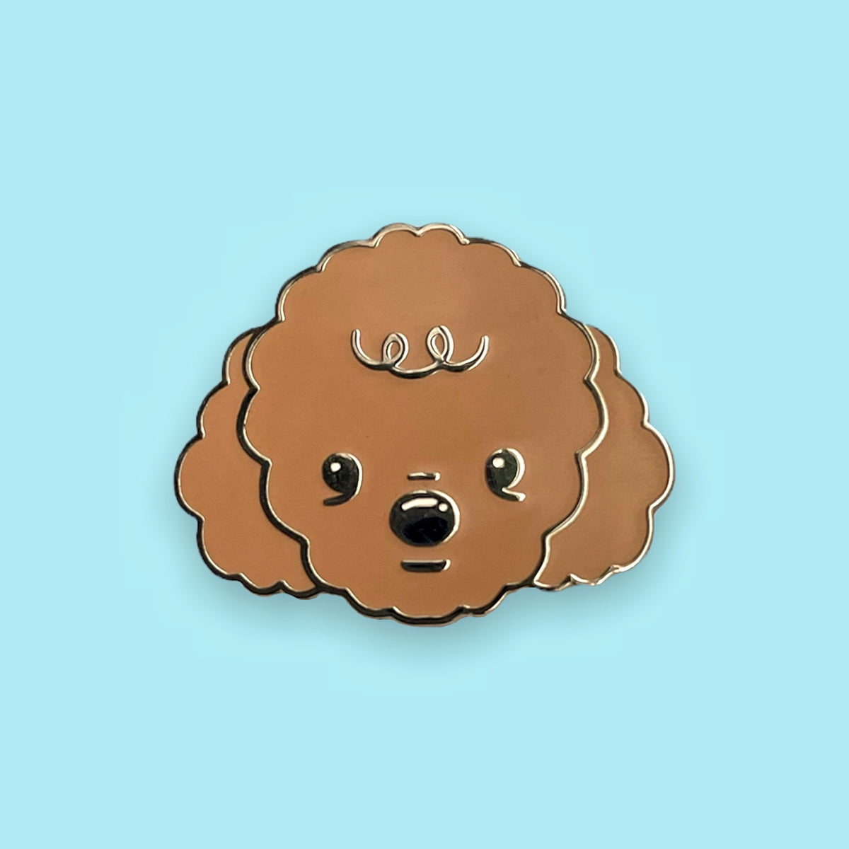 Poodle Doodle Enamel Pin | fun, affordable, cute | Crywolf