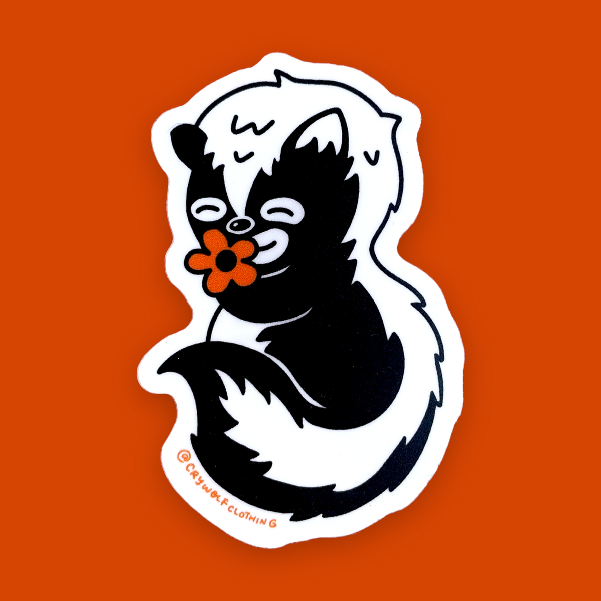 Smell Ya Later Skunk Sticker | fun, affordable, cute | Crywolf